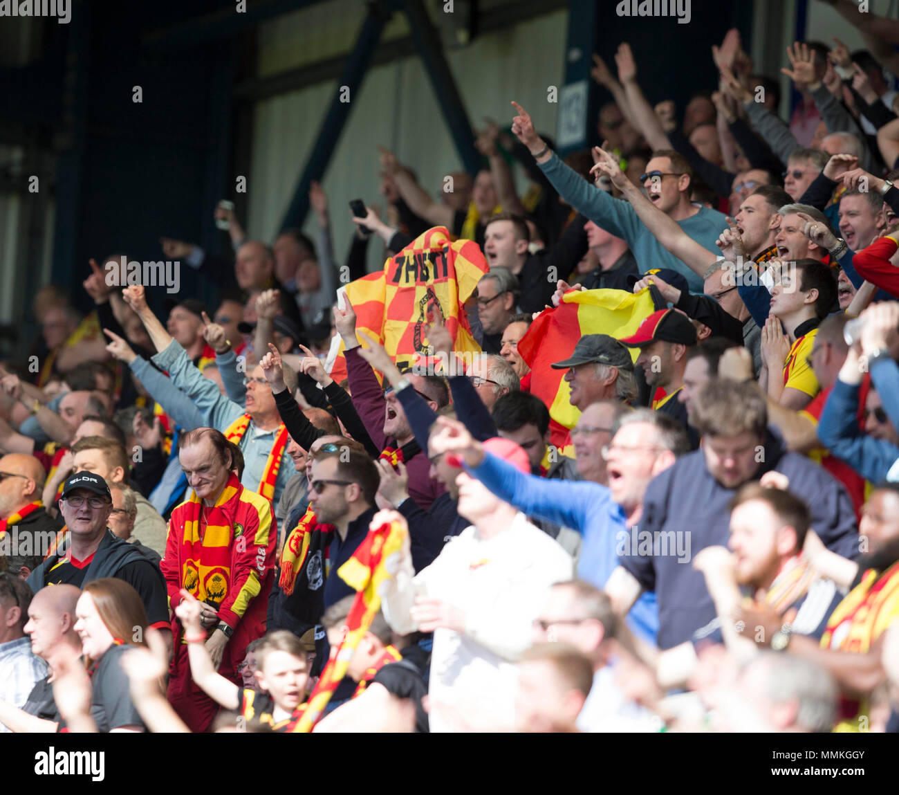 Partick thistle fans hi-res stock photography and images - Alamy