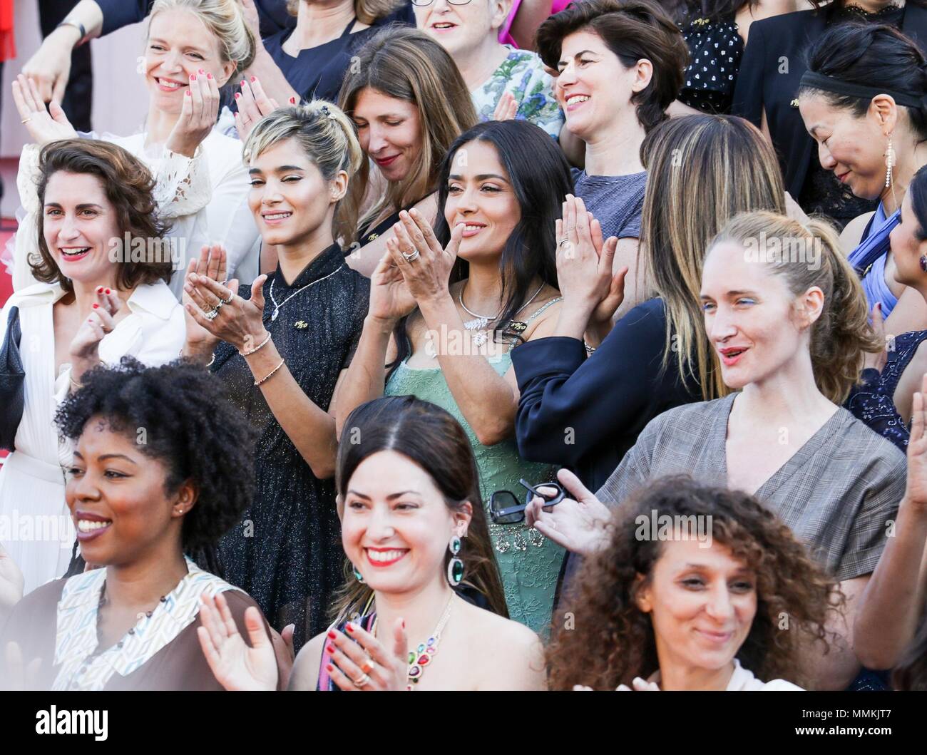 Cannes, France. 12th May 2018. Selma Hayek And Other Female Filmmakers ...
