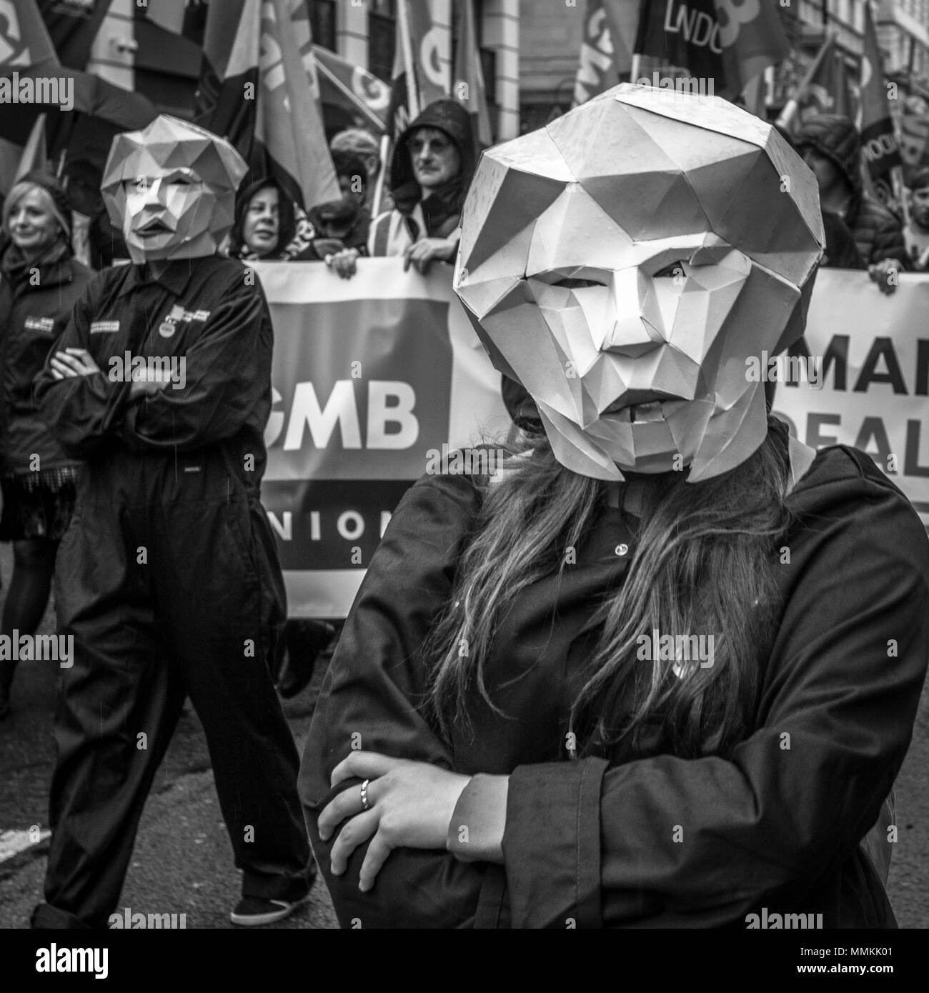12 May 2018. London, UK. TUC rally to demand 'new deal' for workers ...