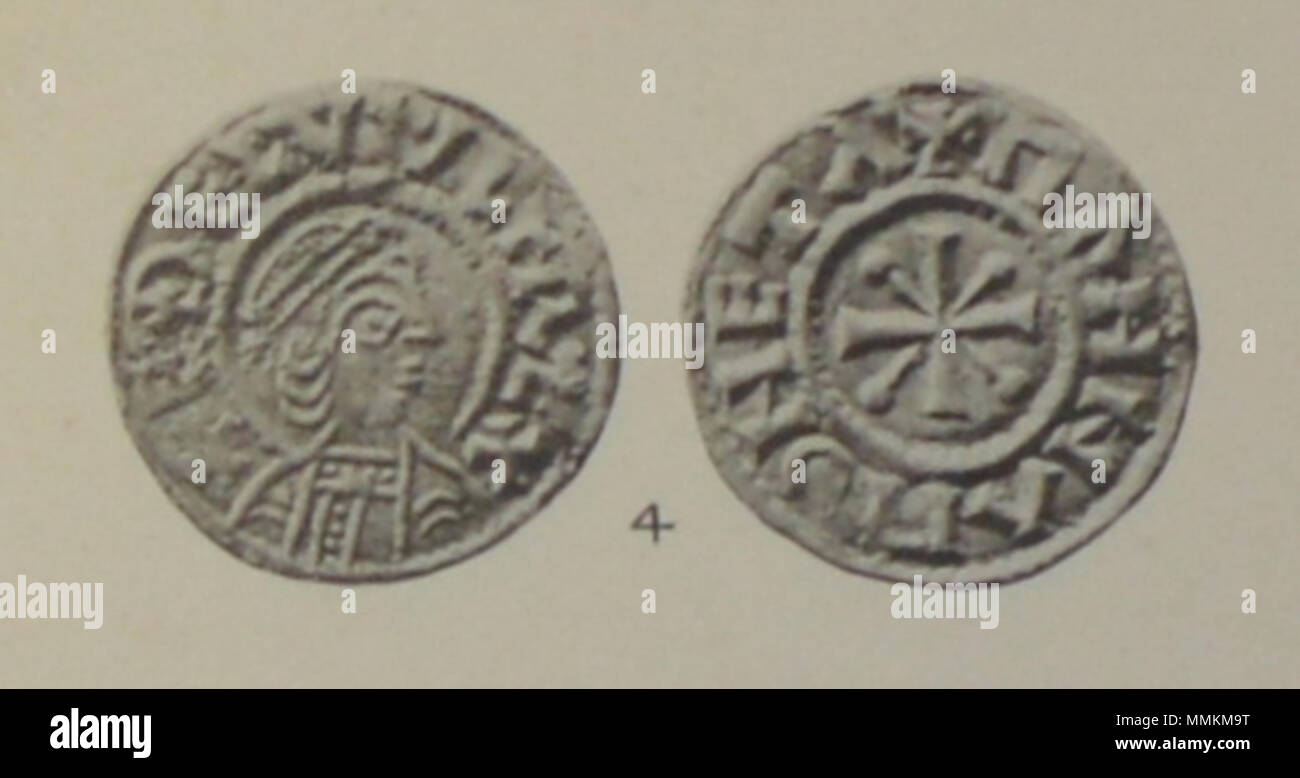 Coin of King Æthelwulf of Wessex Stock Photo - Alamy