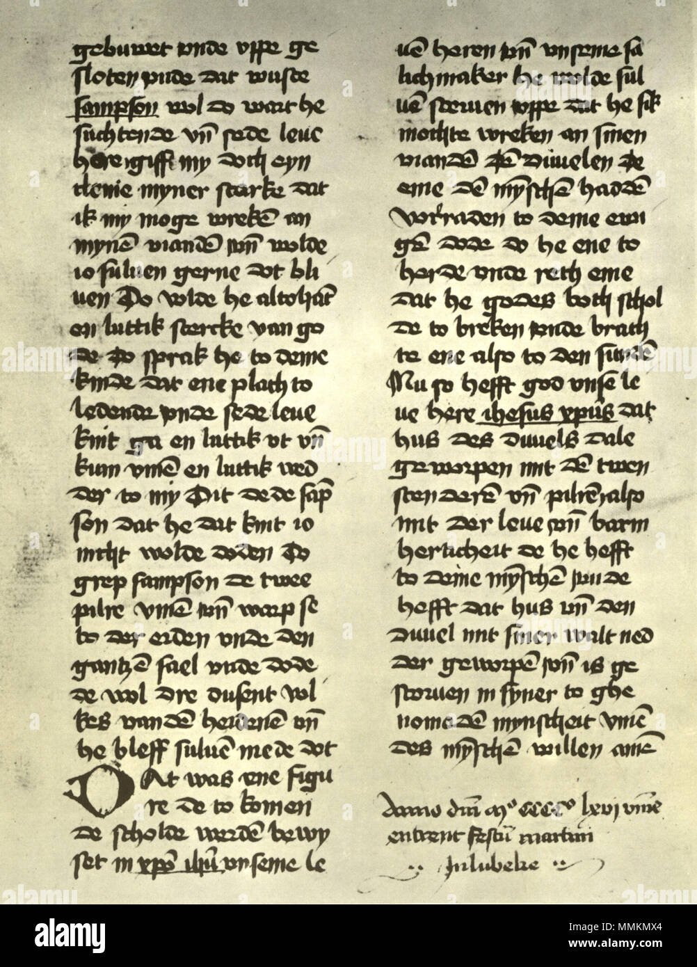 German gothic script hi-res stock photography and images - Alamy