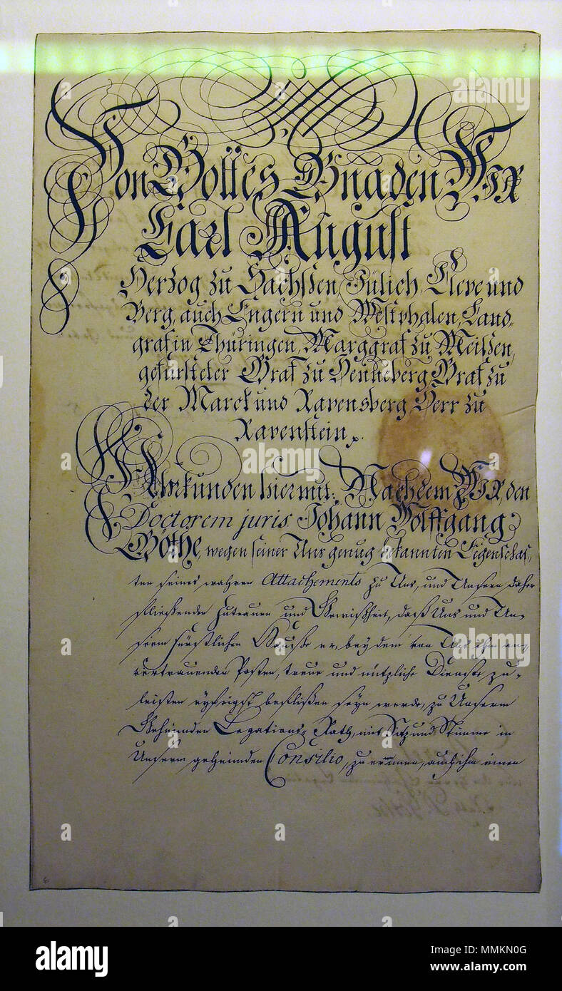 Ernennungsurkunde hi-res stock photography and images - Alamy