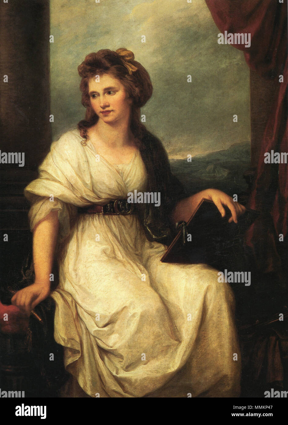 Self-portrait. 1787. Angelica Kauffmann Self Portrait as the Muse of ...