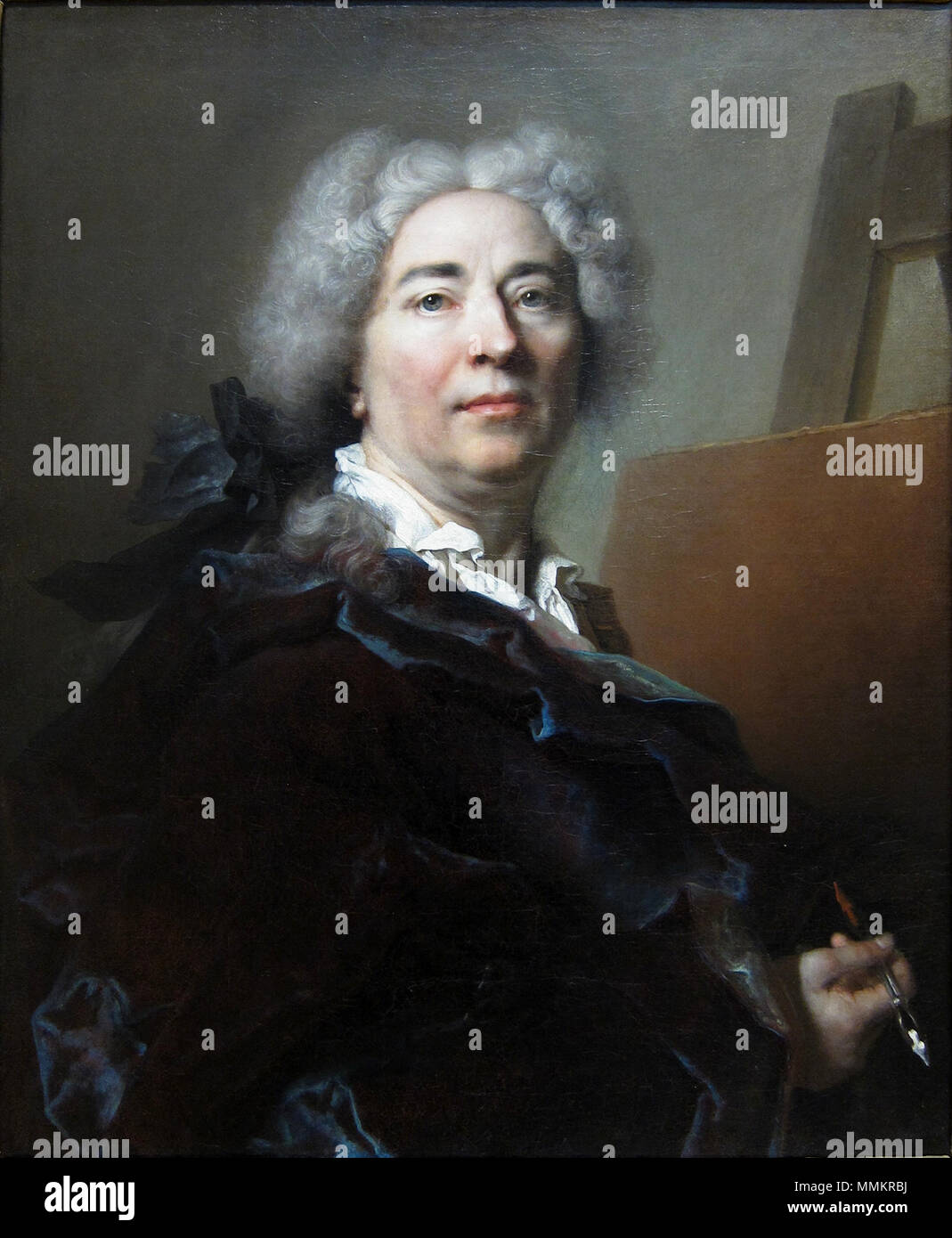 French: Autoportrait Self-portrait. circa 1725. Chicago art inst ...