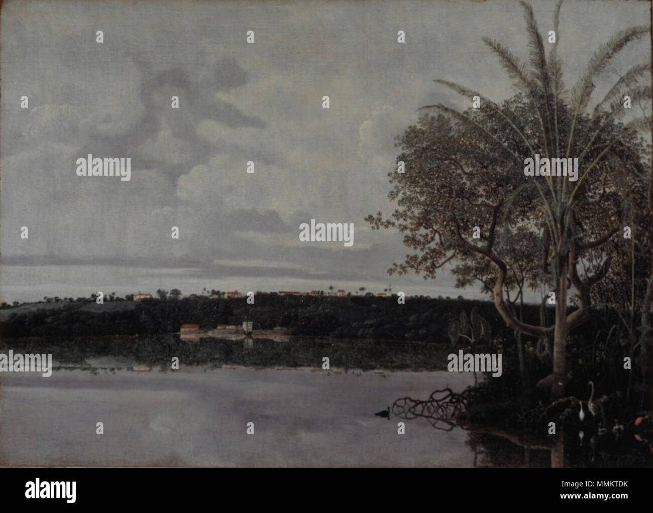 Frans Post - Cidade e Forte de Frederik na Paraíba, 1638 Stock Photo ...