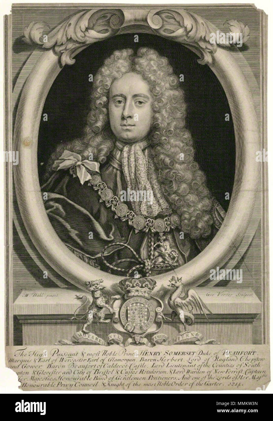 Duke beaufort george hi-res stock photography and images - Alamy