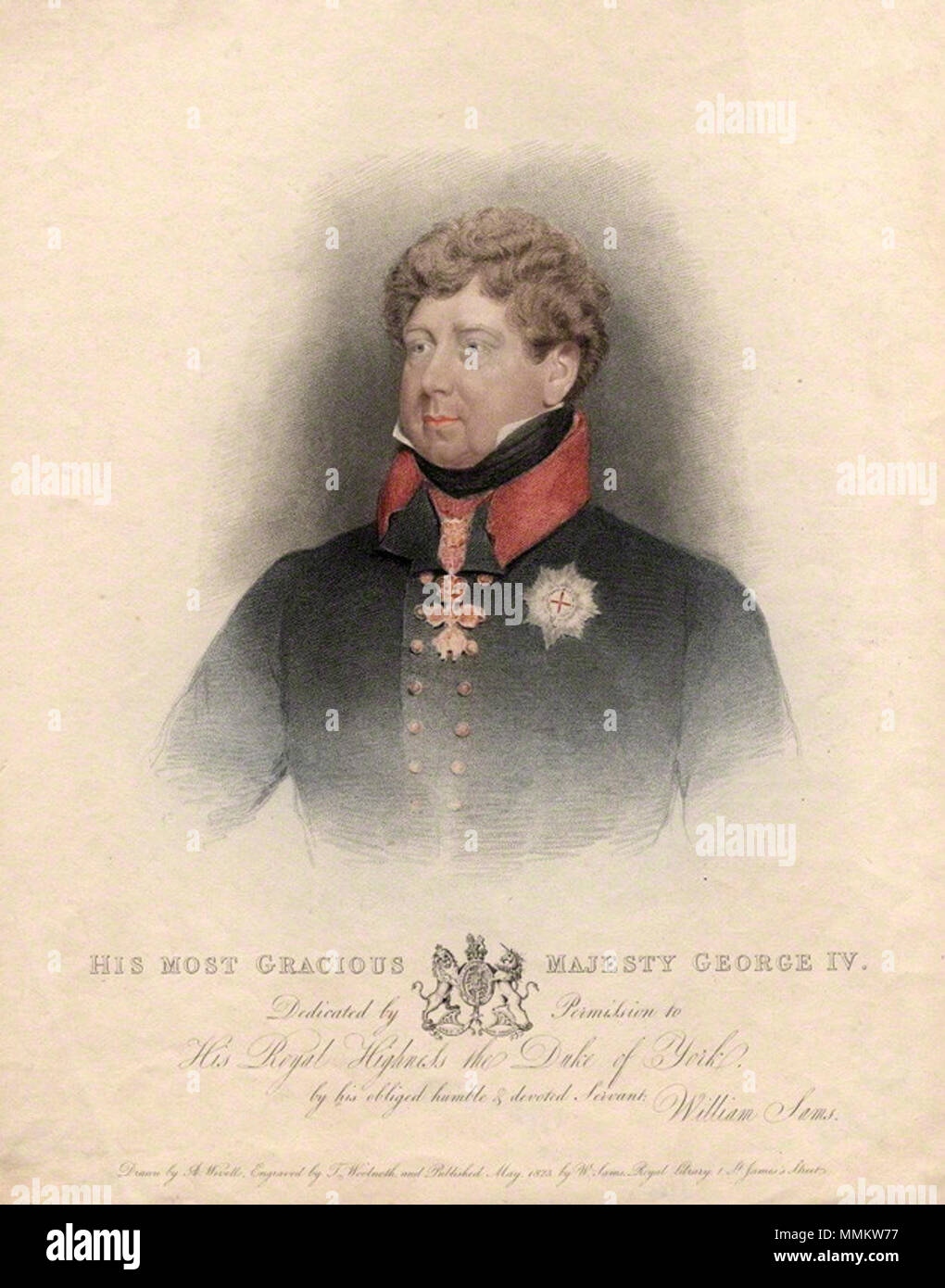 . English: George IV of the United Kingdom (1762-1830; r. 1820-1830) by ...