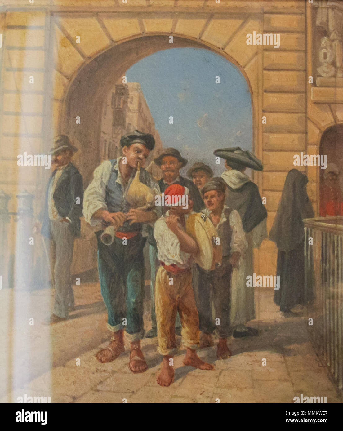 Street Musicians in Traditional Maltese Costume Gianni - Street ...