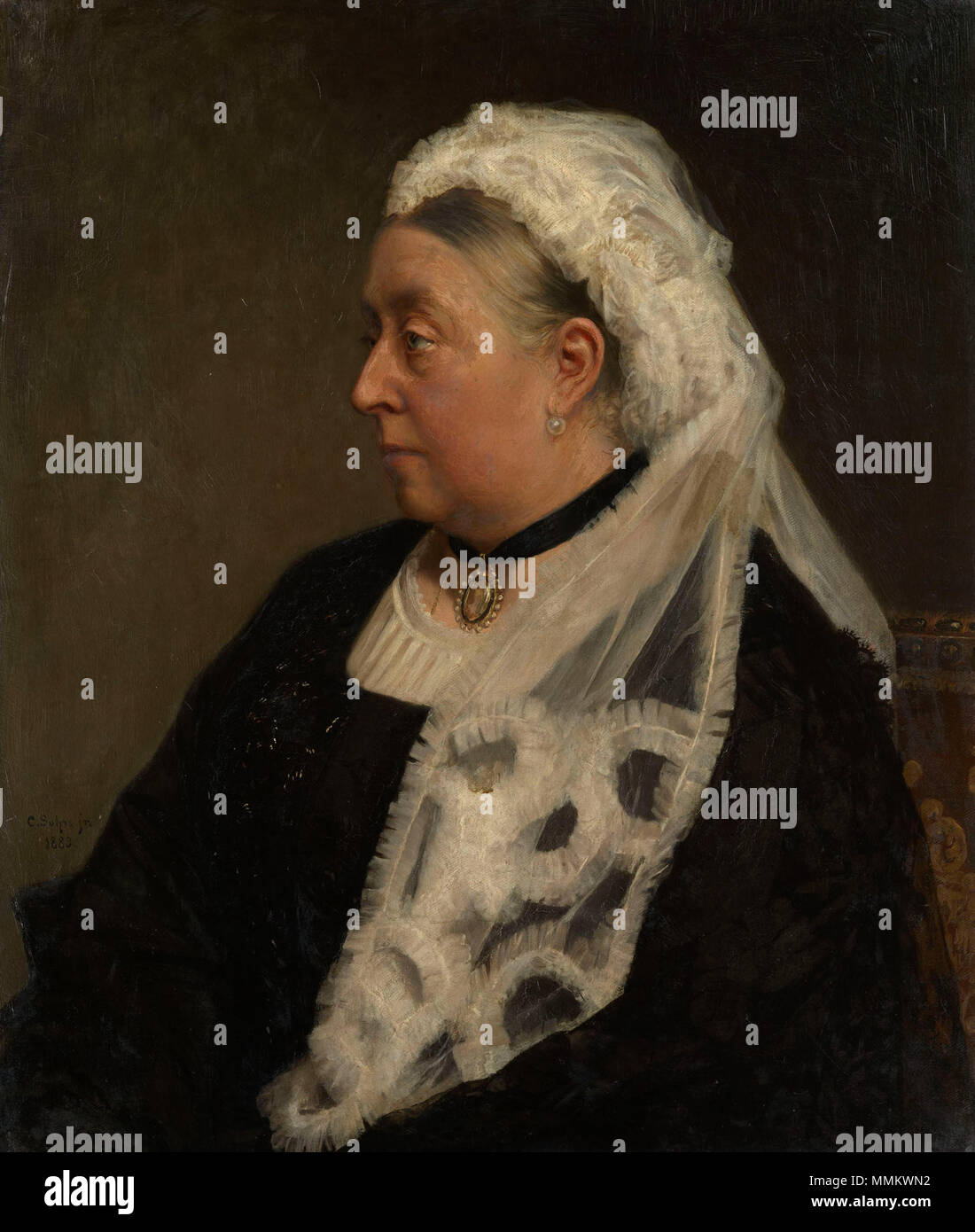 . Deutsch: Queen Victoria (1819-1901), Carl Rudolph Sohn, 1883 English ...