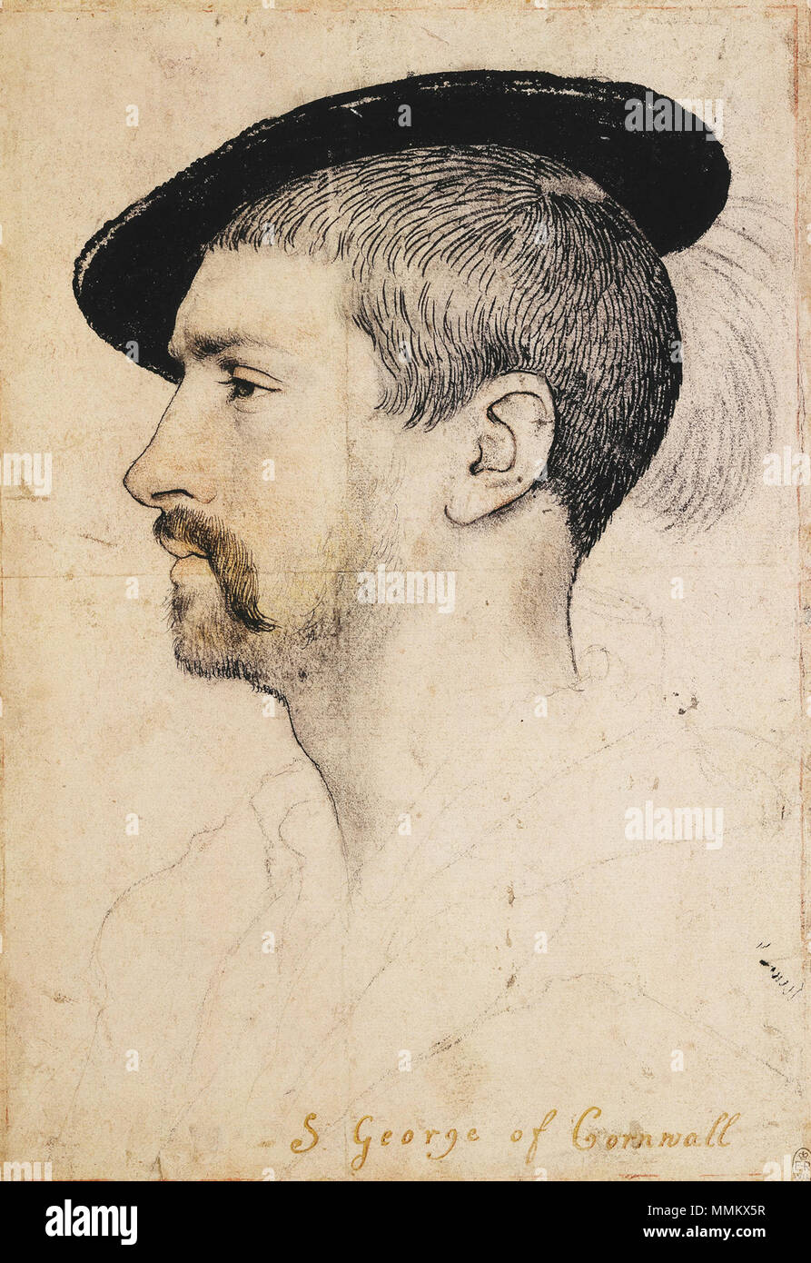 . English: Portrait of Simon George, inscribed 'S. George of Cornwall ...