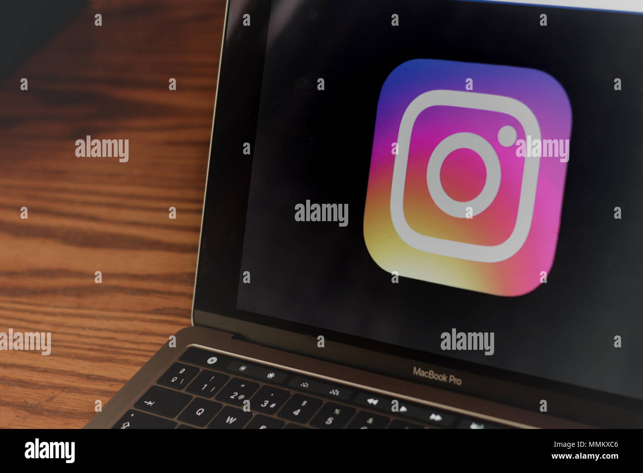 Dallas, Texas/ United States - 05/10/2018: (Photograph of instagram ...