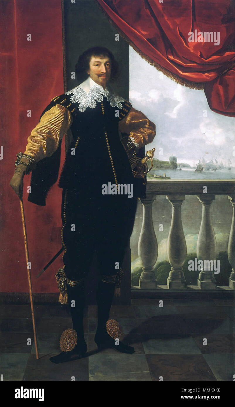 . English: Contemporary portrait of Robert Rich, 2nd Earl of Warwick ...