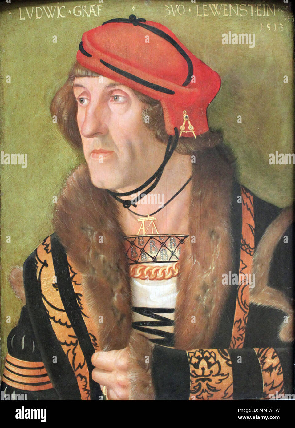 . Ludwig Count of Löwenstein Portrait of Louis I, Count of Löwenstein ...