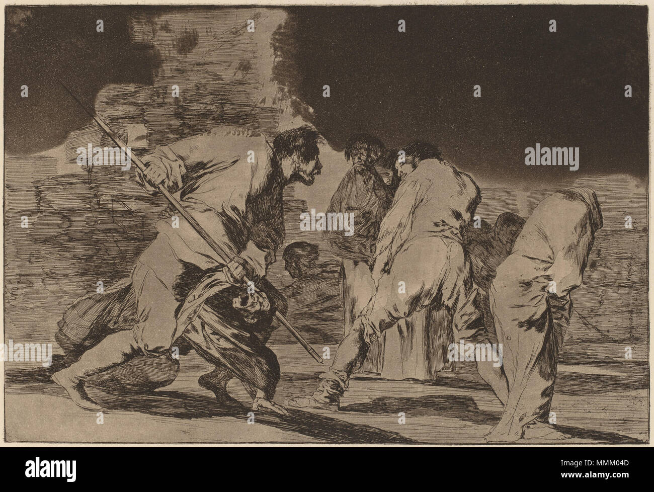 Francisco de Goya, Disparate furioso (Furious Folly), Spanish, 1746 ...