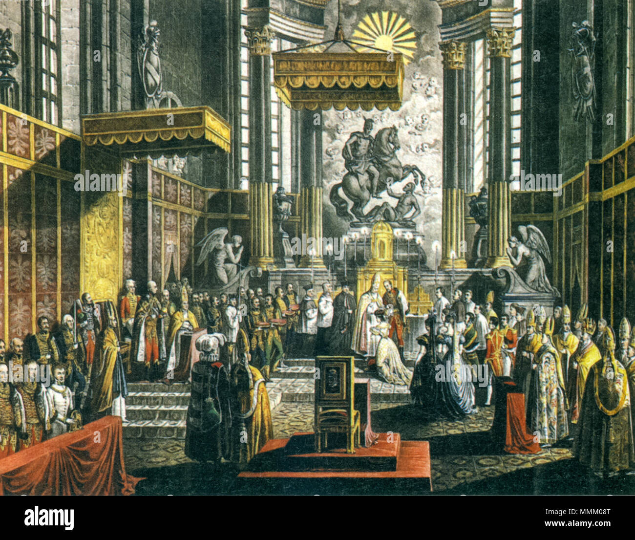 Coronation of Maria Luisa of Spain as Queen of Hungary. 1790 ...