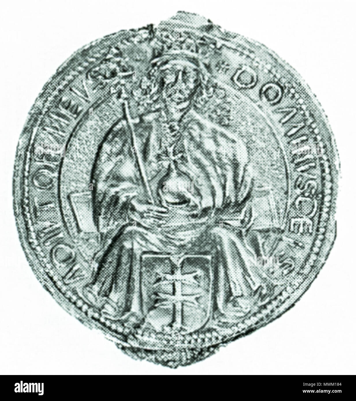 Golden seal of the bull of King Matthias Golden seal of the bull of ...