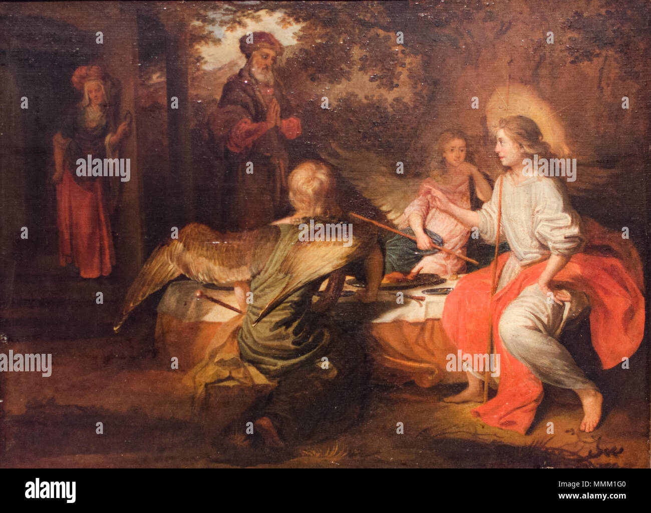Français : Les trois anges chez Abraham. 1664. Barent Fabritius - trois ...