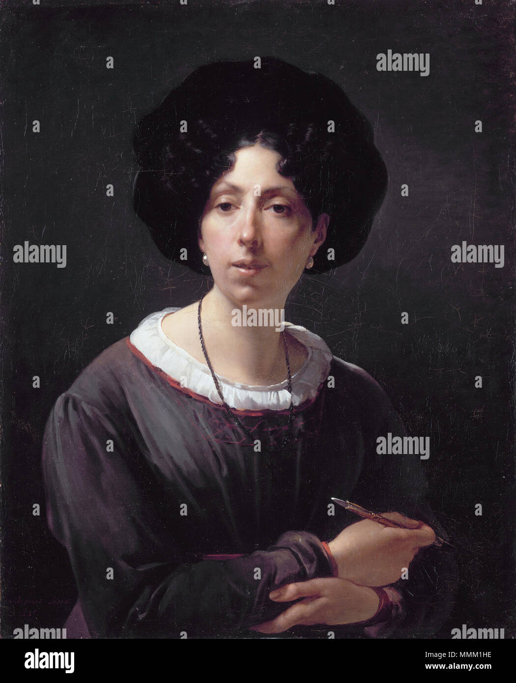 Autoportrait Portrait of the Artist. 1800. Hortense Haudebourt-Lescot ...