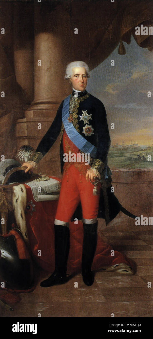 Frederick, prince of Hesse-Kassel, painted by Wilhelm Böttner, 1787 ...