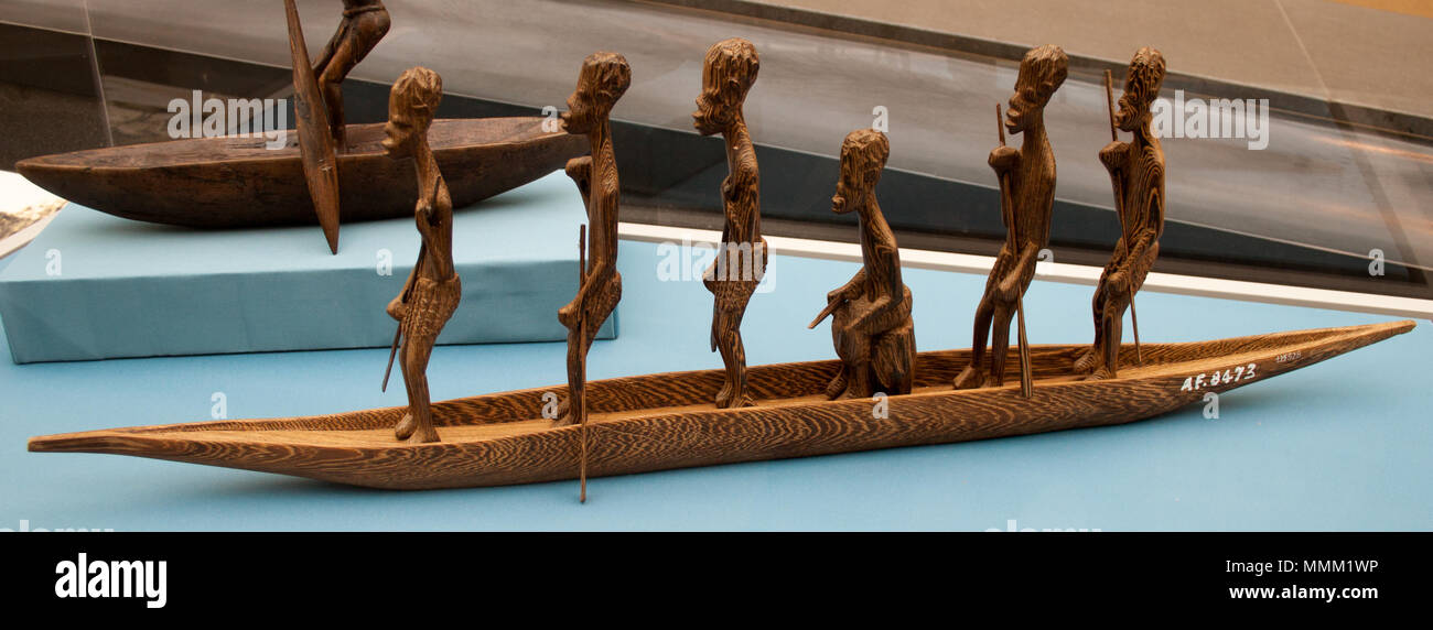 Congo, canoe Congo, canoe, model in the Vatican Museums Stock Photo - Alamy