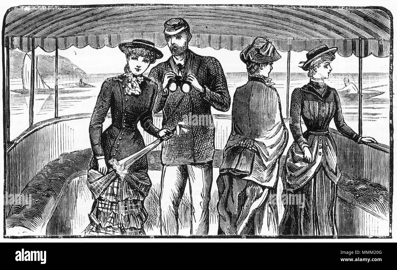 Victorian boat drawing hi-res stock photography and images - Alamy