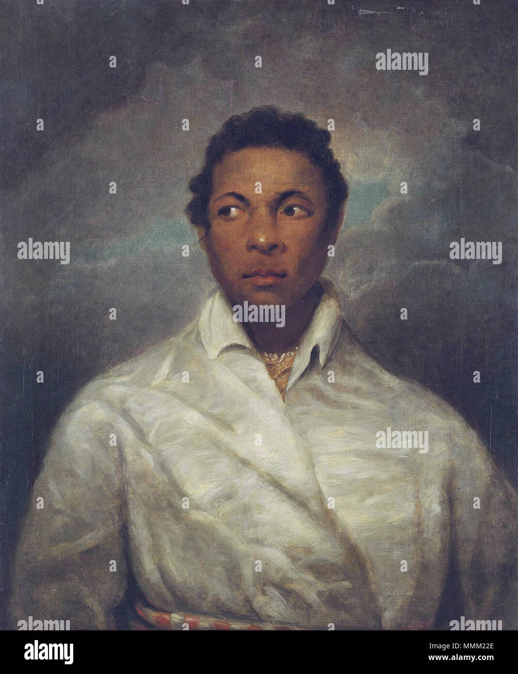 English Ira Aldridge 1807 1867 In The Character Of Othello Oil On