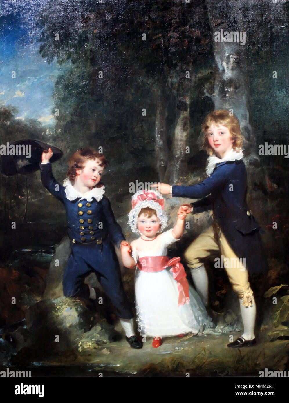 Portrait of the Children of Lord George Cavendish, from left to right ...