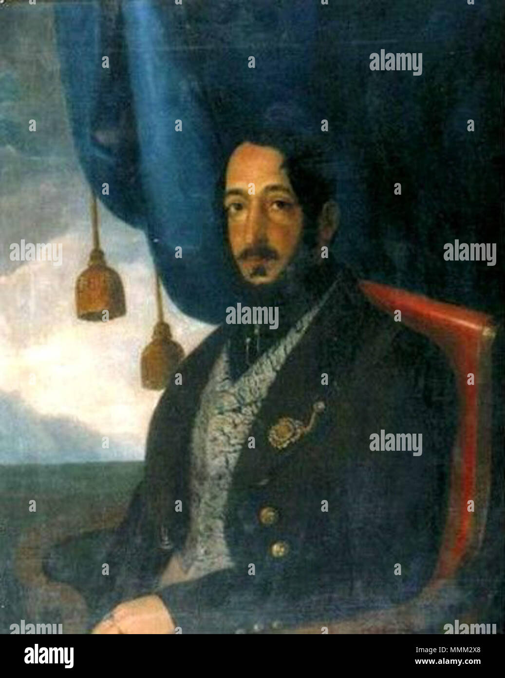 Constantin Daniel Rosenthal - Portret de bărbat Stock Photo - Alamy