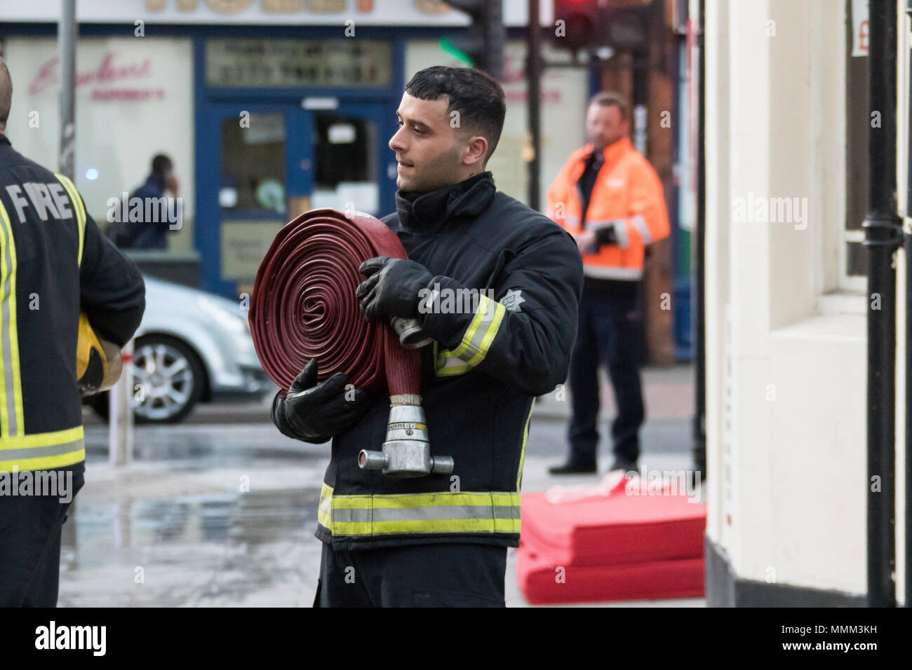London fire brigade uniform hi-res stock photography and images - Alamy