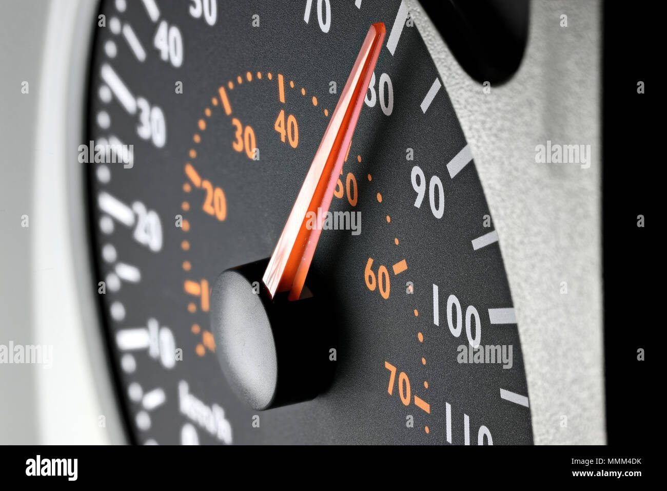 speedometer of a truck at cruising speed of 80 km/h Stock Photo - Alamy