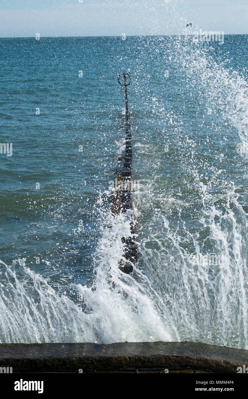 North Sea at Aberdeen Stock Photo - Alamy