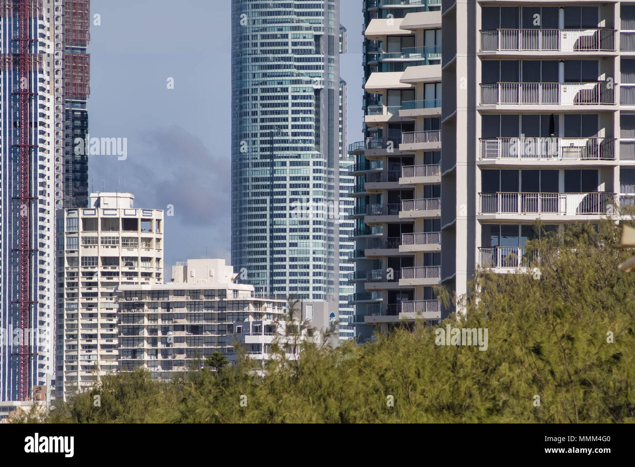 Aerial view broadbeach gold coast hi-res stock photography and images ...