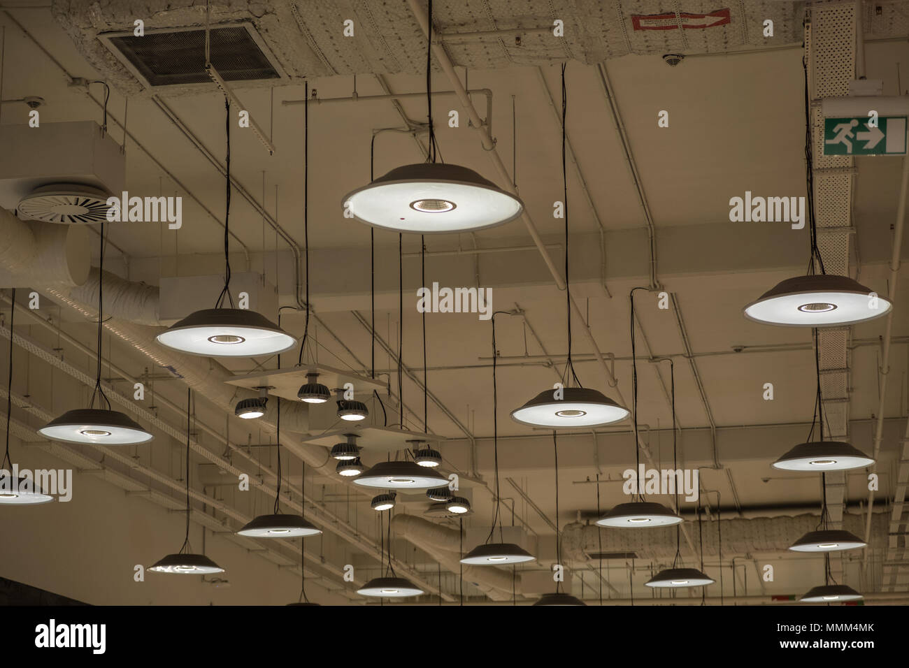 Light bulb hanging from ceiling hi-res stock photography and images - Alamy