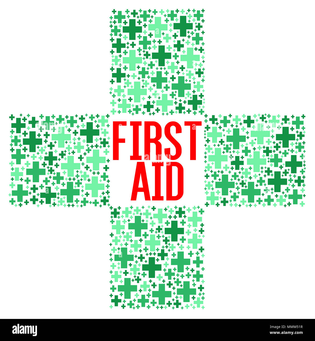 First aid sign illustration Stock Photo - Alamy