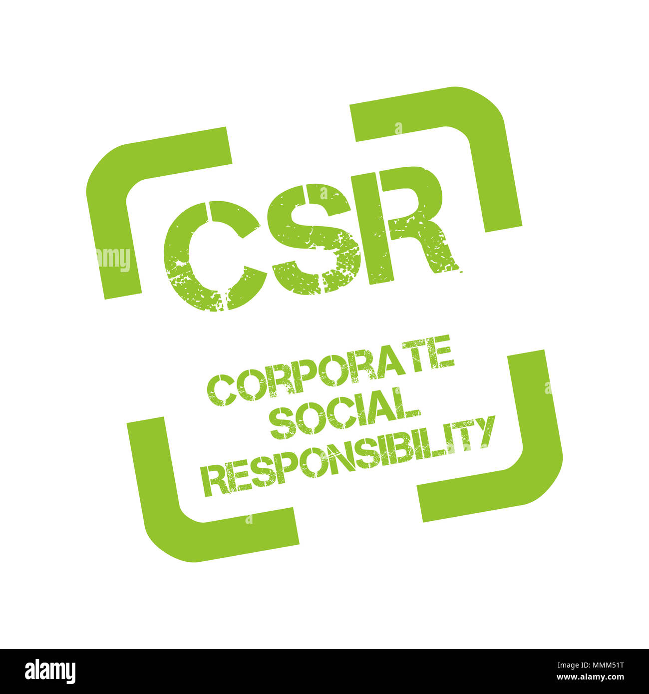 Rubber stamp with text CSR corporate social responsibility Stock Photo ...
