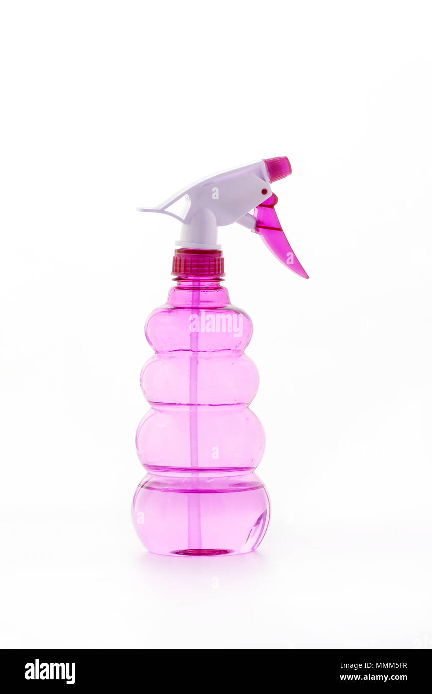 bottle of window cleaner for windows and mirrors isolated on white ...