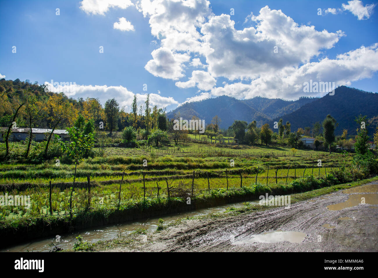 Iranian rural view with beautiful cloud Stock Photo - Alamy