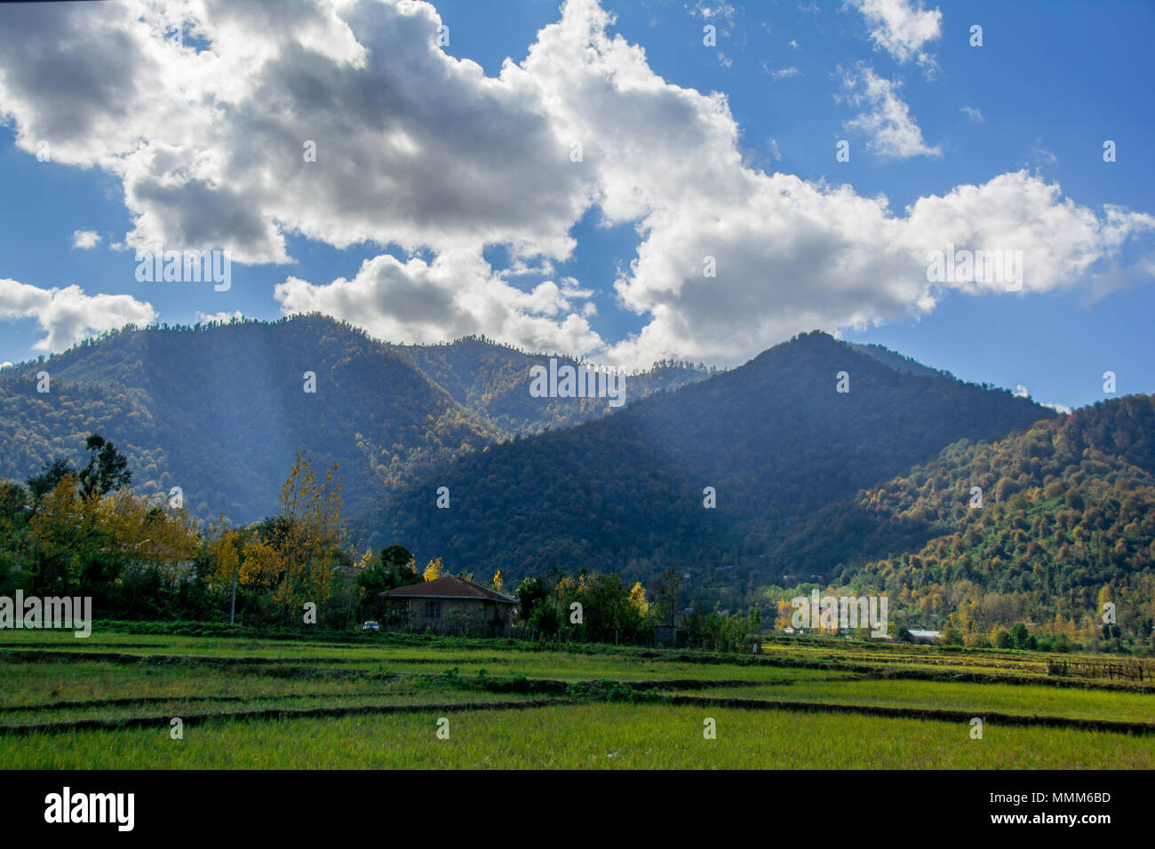 Iranian rural view with beautiful cloud Stock Photo - Alamy