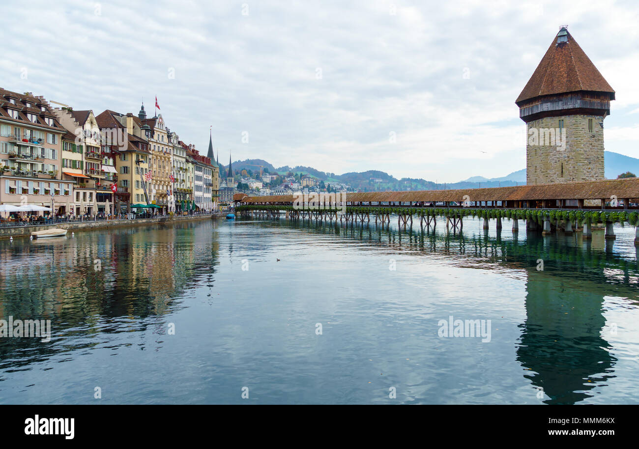 Chapel bridge paintings hi-res stock photography and images - Alamy