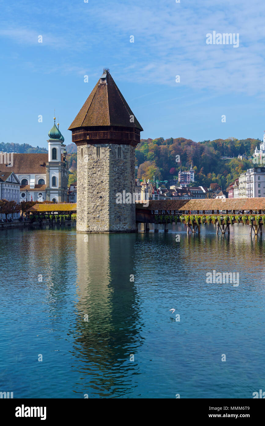 Lucerne chapel bridge paintings hi-res stock photography and images - Alamy