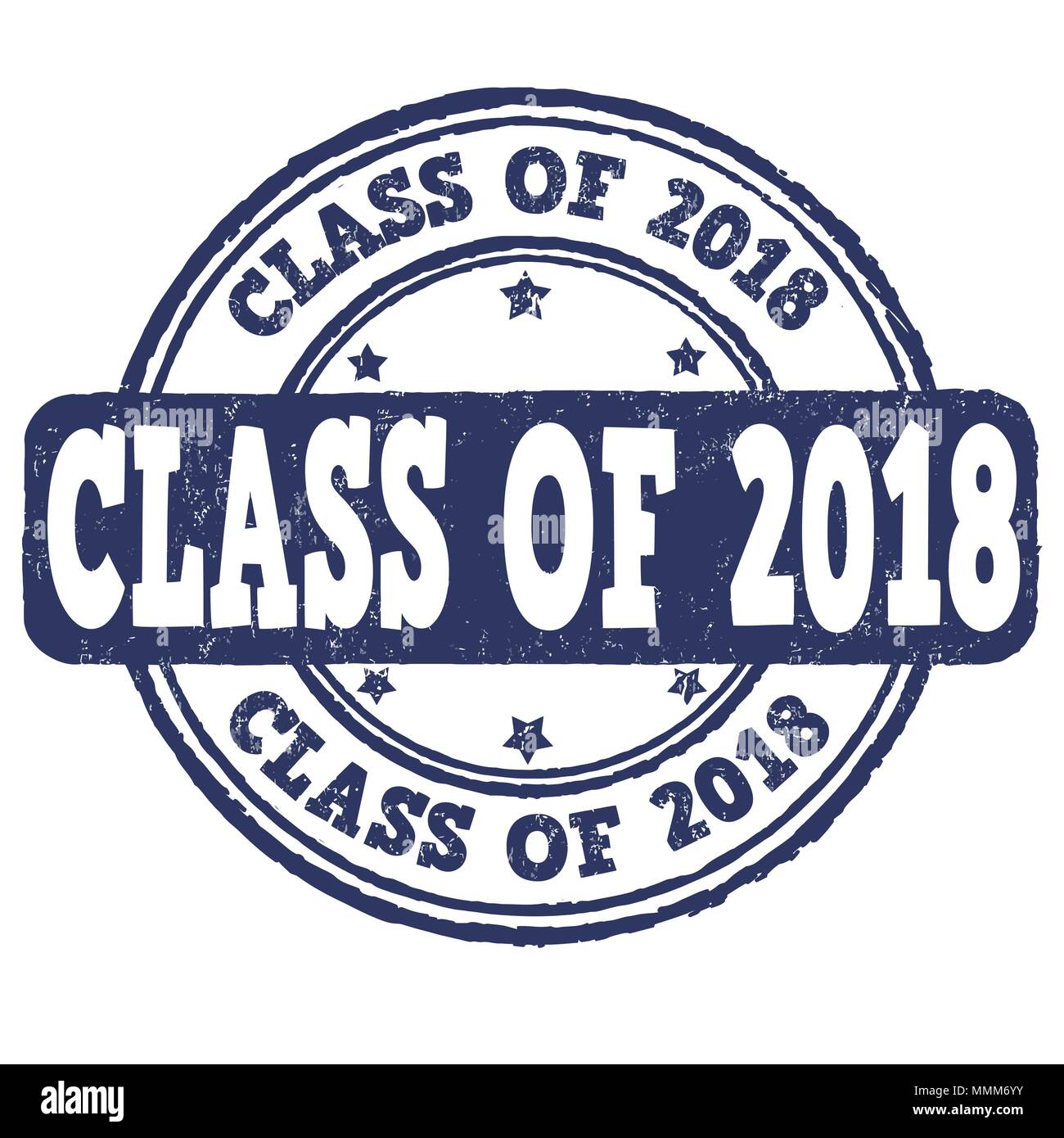 Class of 2018 grunge rubber stamp on white, vector illustration Stock ...