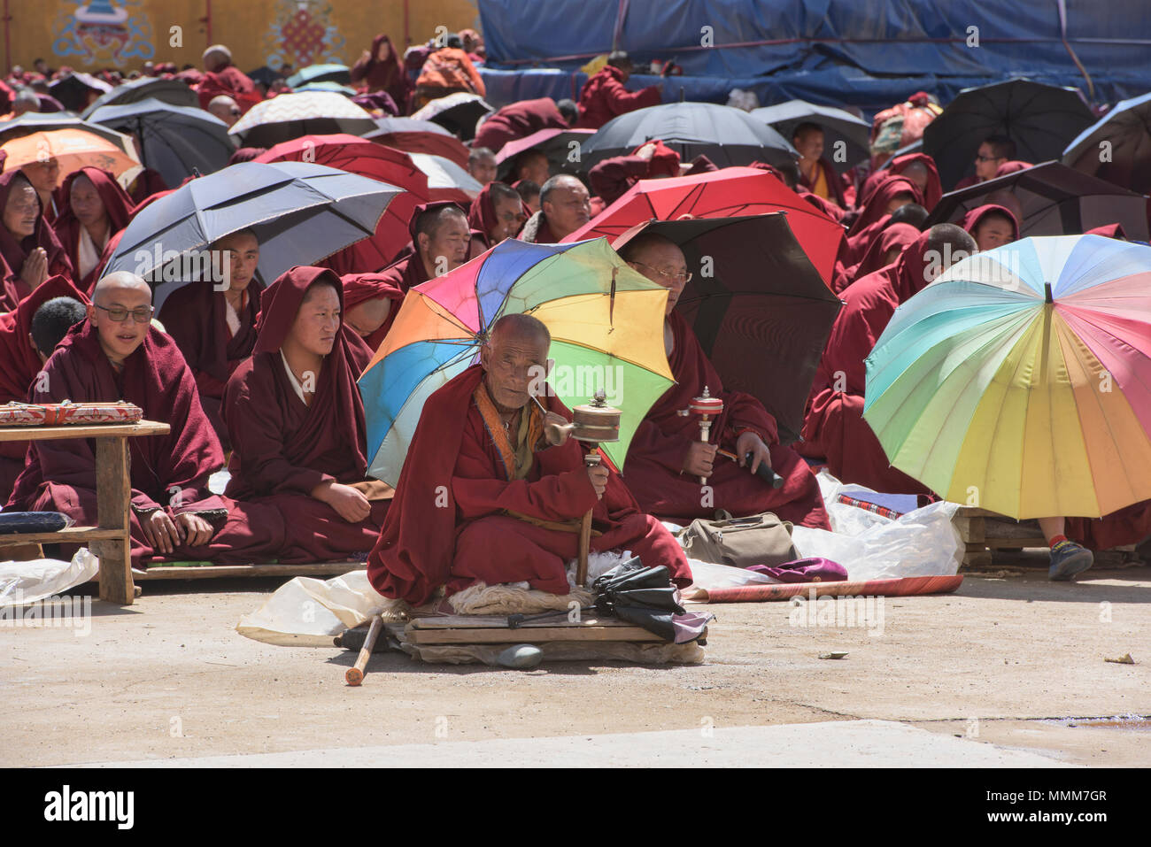 Buddhist nuns prayer hi-res stock photography and images - Alamy