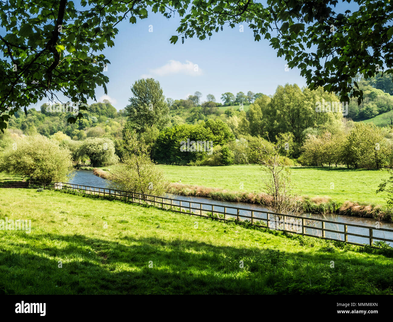 A sunny Spring day along the River Kennet in Wiltshire Stock Photo - Alamy