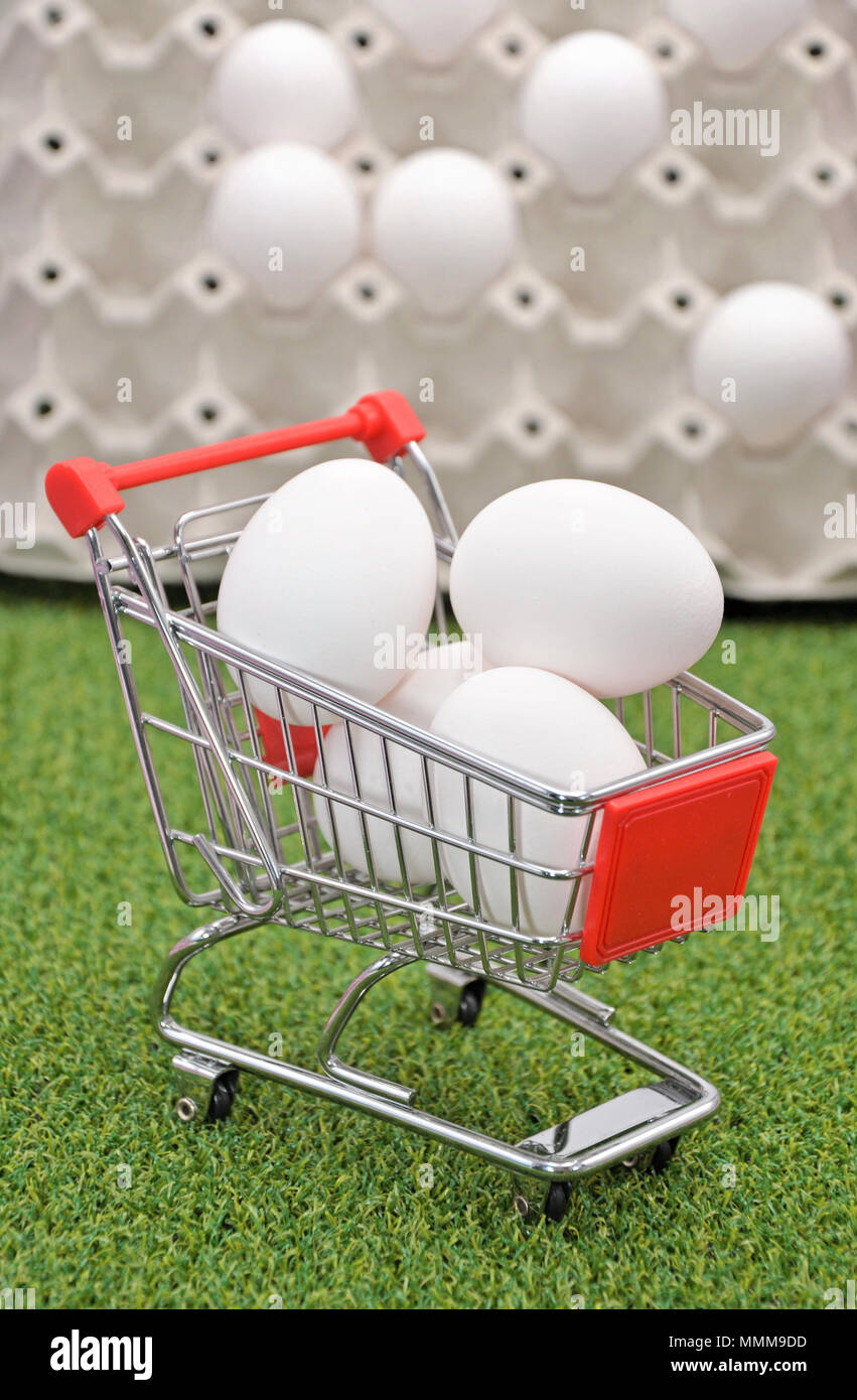 Shopping trolley fresh chicken hi-res stock photography and images - Alamy