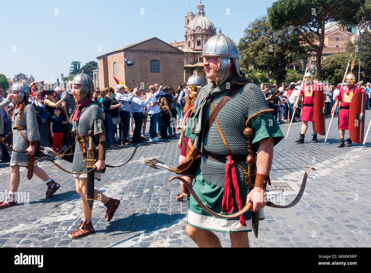 Rome, Italy. 22nd April, 2018. Natale di Roma in Rome Reenactment to ...