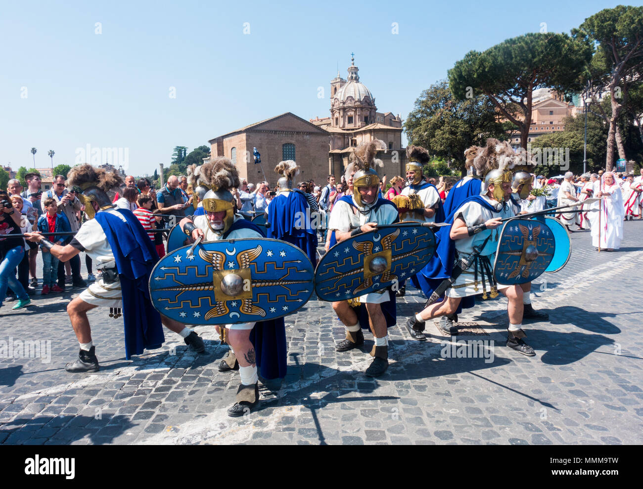 Rome, Italy. 22nd April, 2018. Natale di Roma in Rome Reenactment to ...
