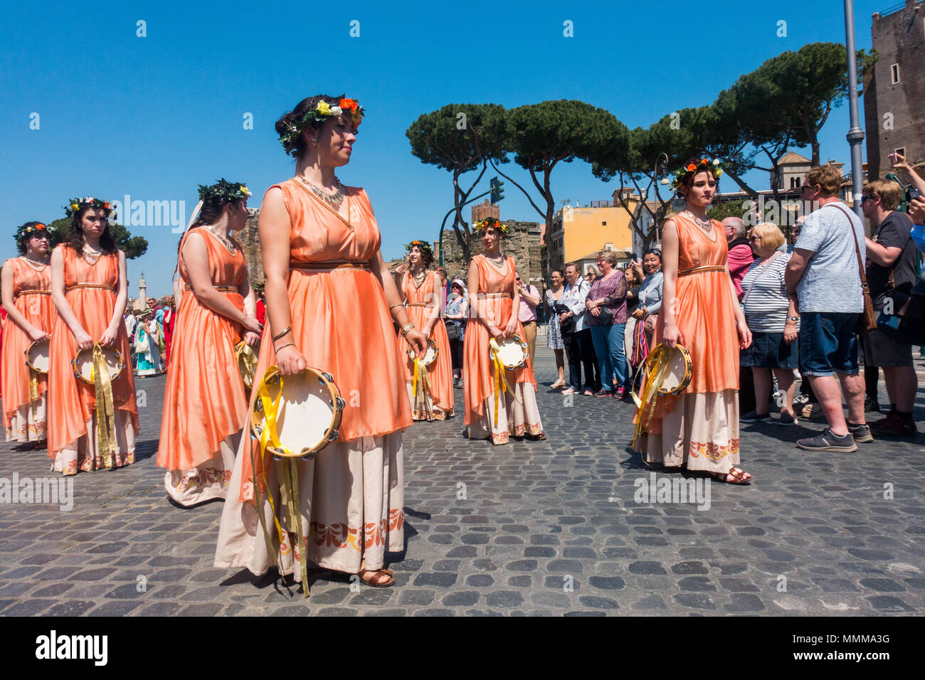 Rome, Italy. 22nd April, 2018. Natale di Roma in Rome Reenactment to ...