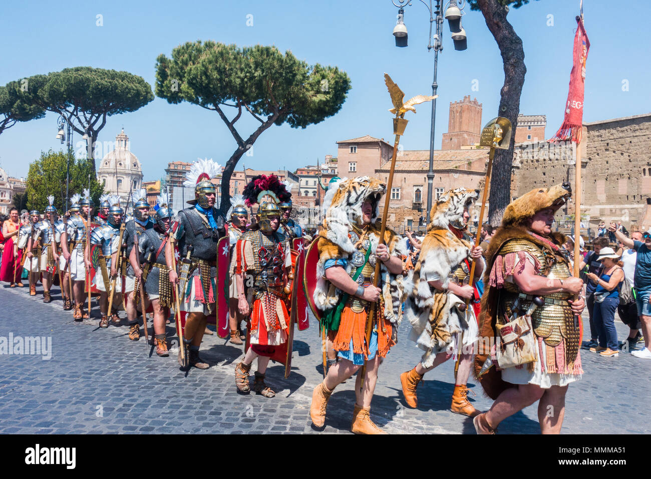 Rome, Italy. 22nd April, 2018. Natale di Roma in Rome Reenactment to ...