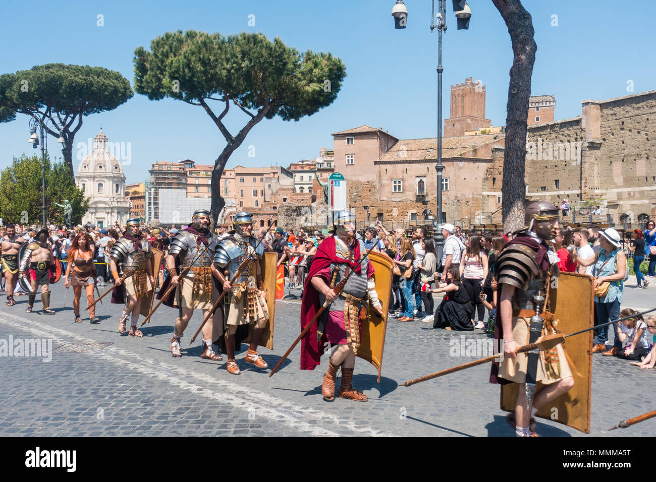 Rome, Italy. 22nd April, 2018. Natale di Roma in Rome Reenactment to ...
