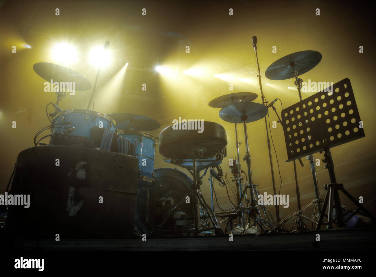 Preparing for concert hi-res stock photography and images - Alamy